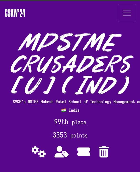 MPSTME Crusaders Shine in Global Cybersecurity Competition - MPSTME