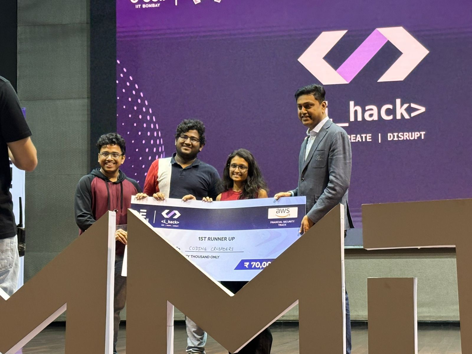 Team Coding Crusaders Triumphs at IIT Bombay E-Cell I-Hack Gaming ...